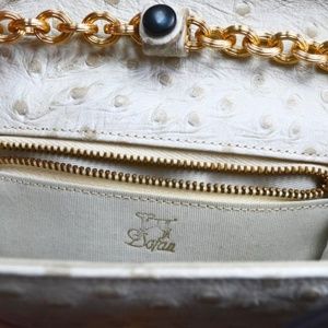 Dofan | Bags | 96s Dofan Ostrich Convertible Bag Clutch | Poshmark
